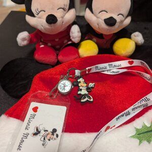 M Z Berger | Accessories | Rare Disney Minnie Pocket Watch Minaq37c ...